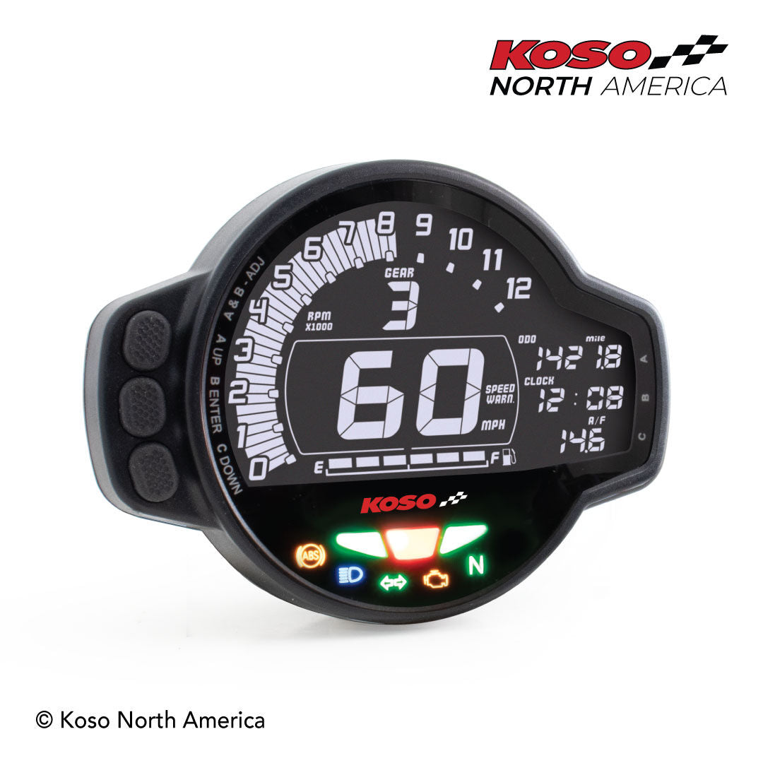 Koso MS-01 MULTI-FUNCTION METER – Motorcycle Race Gear