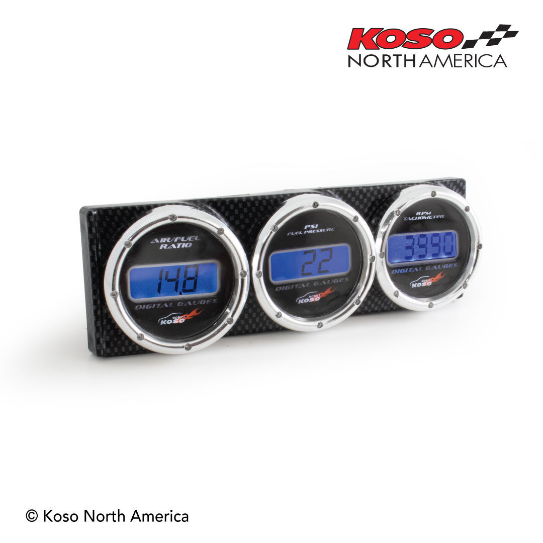KOSO Meter Console | Carbon look (for 2'' meters) – Motorcycle Race Gear