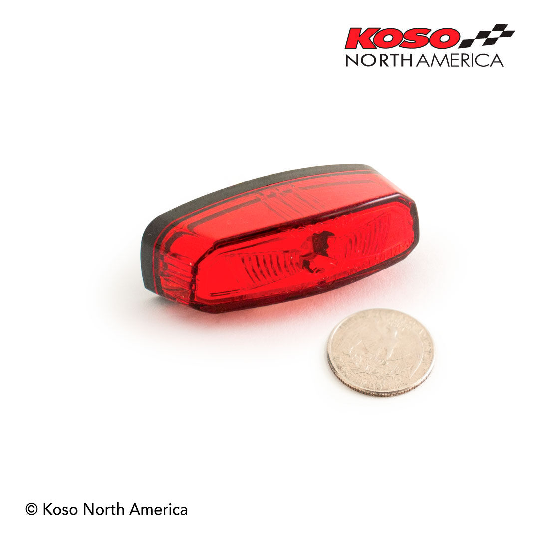 Koso HAWKEYE - LED TAILLIGHT RED LENS – Motorcycle Race Gear