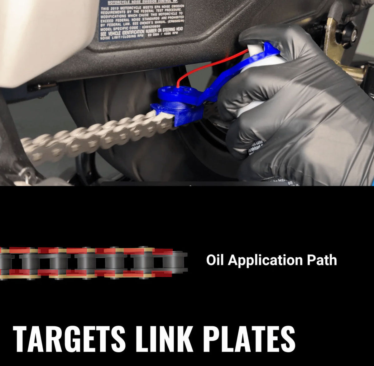 Oinker Mess-Free Chain Lube Applicator [Size: 520 420 Chains ...