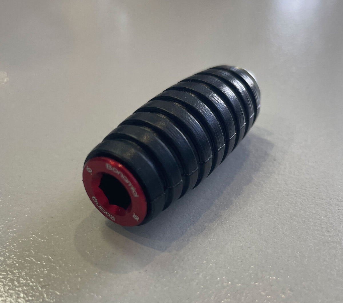 Bonamici Racing Spare Toe Peg PU_001_RE (Black With Red End ...